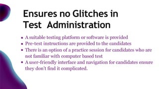 WHAT ARE THE OBJECTIVES OF A COMPUTER BASED TEST.PPT