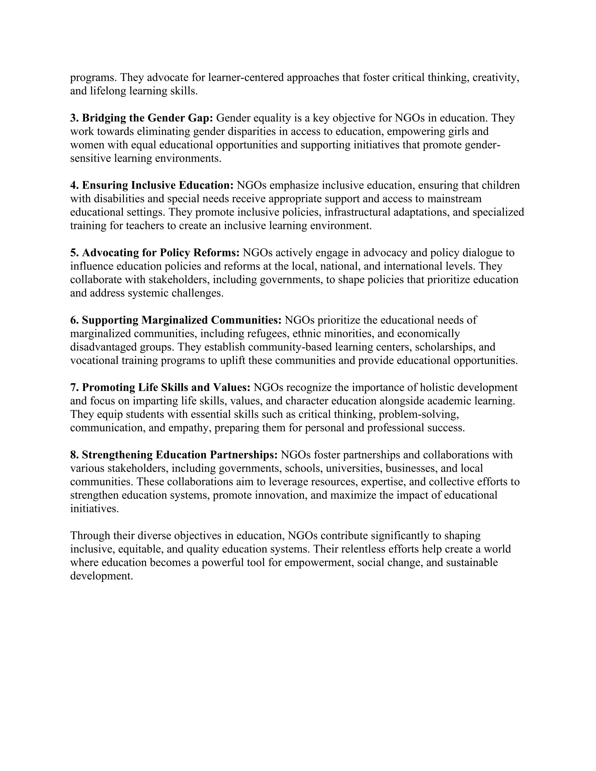 What are the objectives of NGO in education.pdf