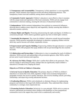 What are the Objectives of NGOs in Children's Education.pdf