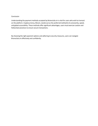 What Are the Payment Methods Accepted by Briansclub cm (2).pdf