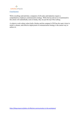 What are the Pillars of Effective Communication in the Workplace.pdf