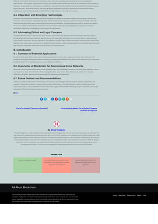 What Are The Potential Applications Of Blockchain In Securing And Managing Autonomous Drone ...