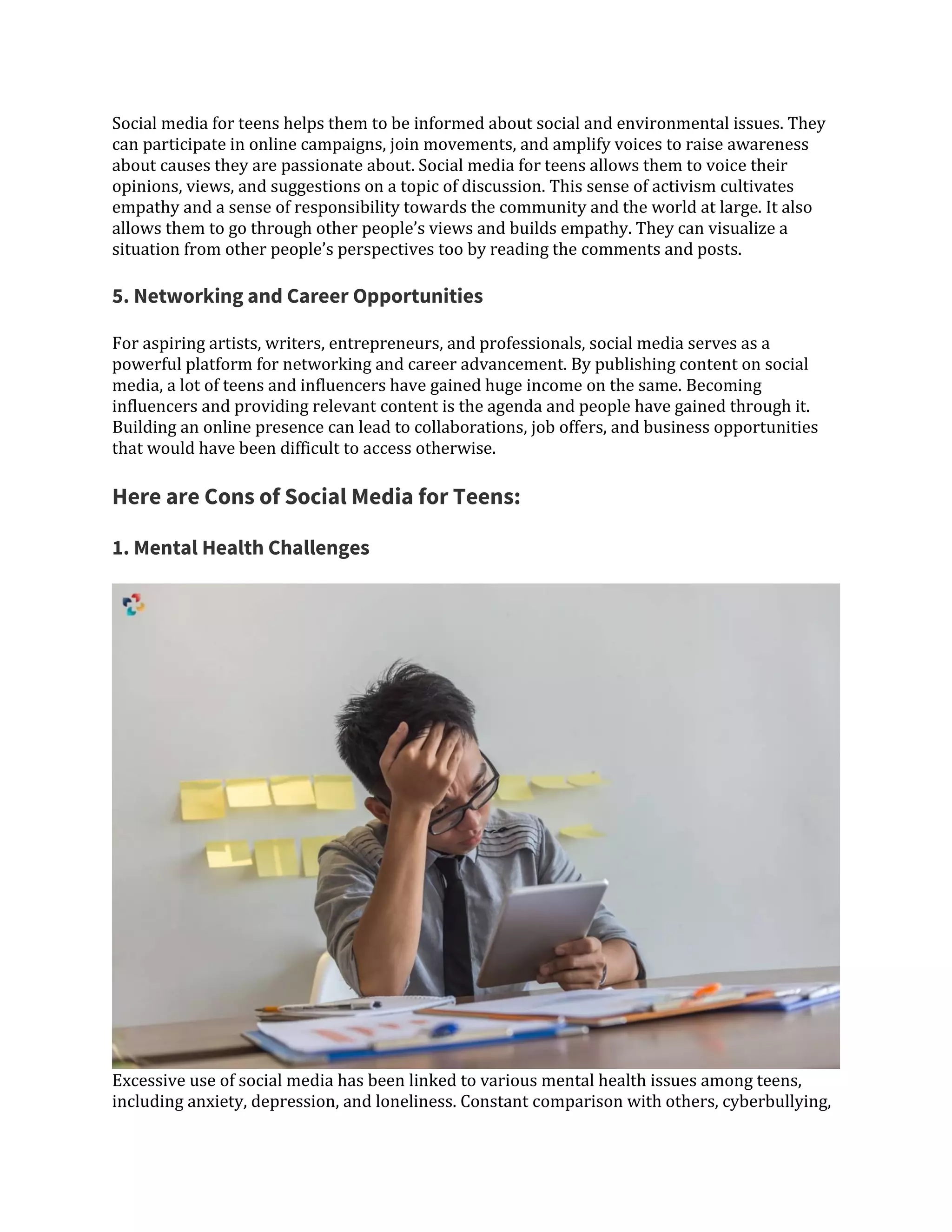 What Are The Pros And Cons Of Social Media For Teens.pdf