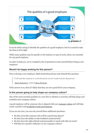 What Are the Qualities of a Good Employee | PDF