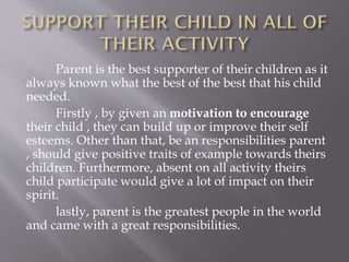 What are the qualities of a good parents | PPT