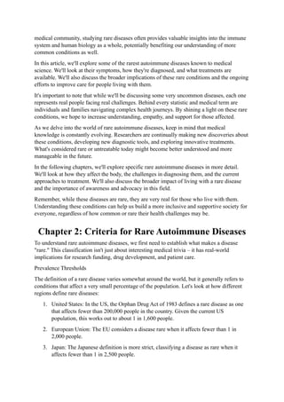 What are the rarest autoimmune diseases.pdf