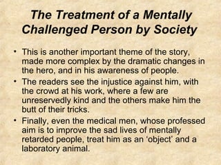 Theme- Flowers for Algernon | PPT