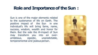 What are the remedies of weak sun in horoscope converted | PPTX