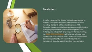 What Are the Requirements for an ACCA IFRS Certificate.pptx