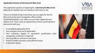 What Are The Requirements To Apply For The Blue Card In Germany.pptx