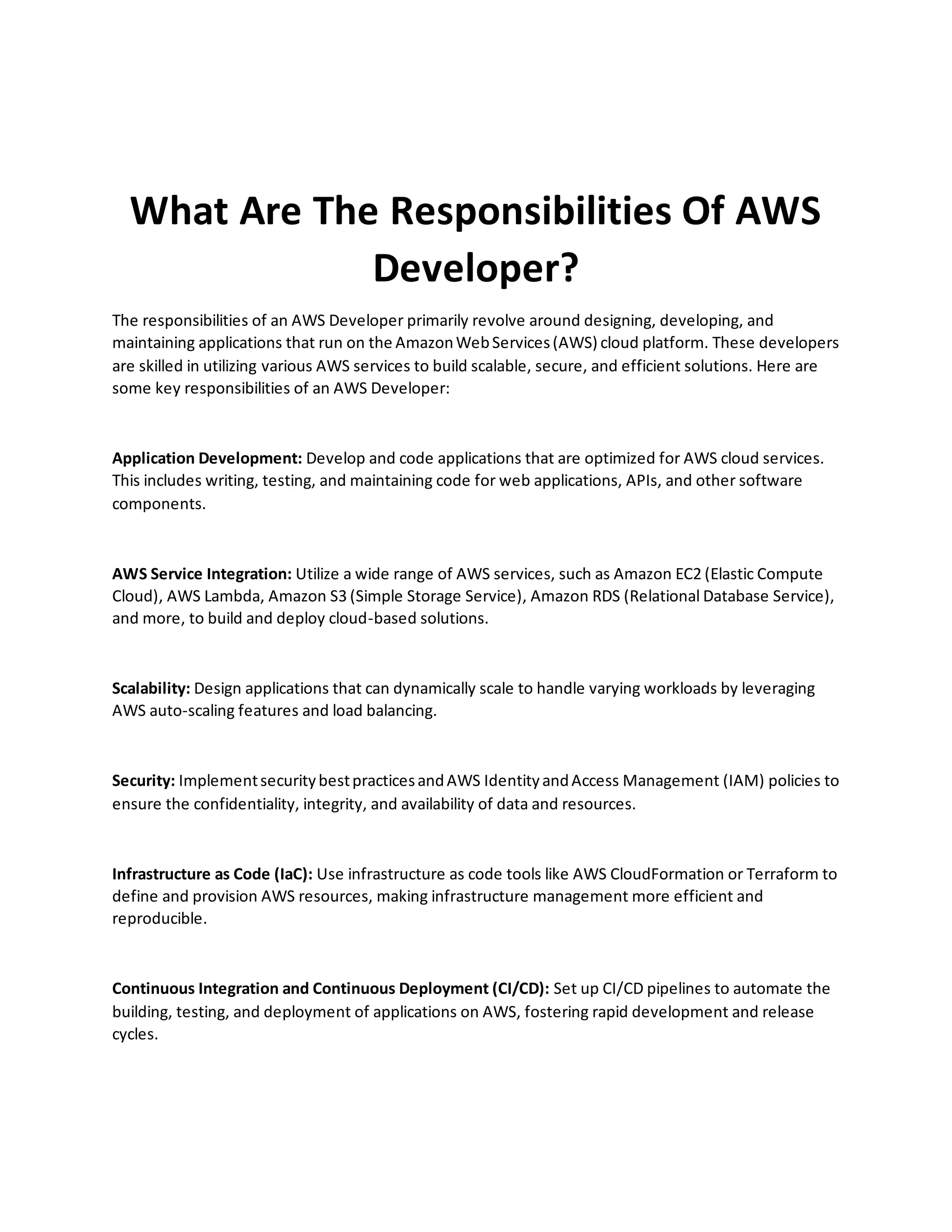 What Are The Responsibilities Of AWS.pdf