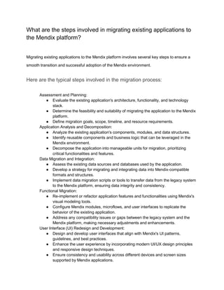 what are the security features provided by Mendix for application development.docx