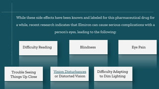 What Are the Side Effects of Taking Elmiron? | PDF