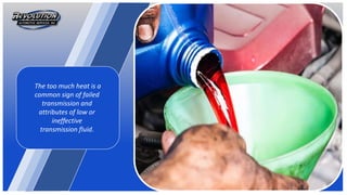 What are the Signs of Low Transmission Fluid in your BMW | PPTX