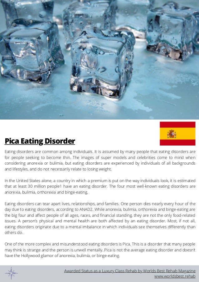 What are the signs of pica eating disorder | PDF