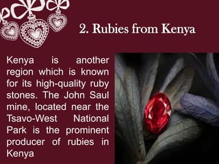 What Are The Sources Of Ruby Gemstones | PPT