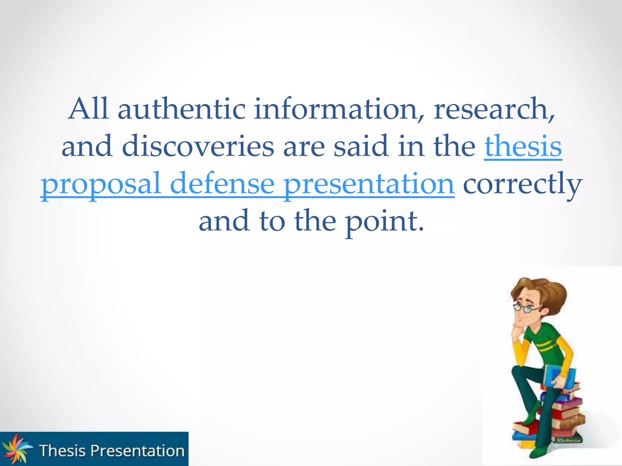 What are the Steps for a Successful Thesis Proposal Defense ...