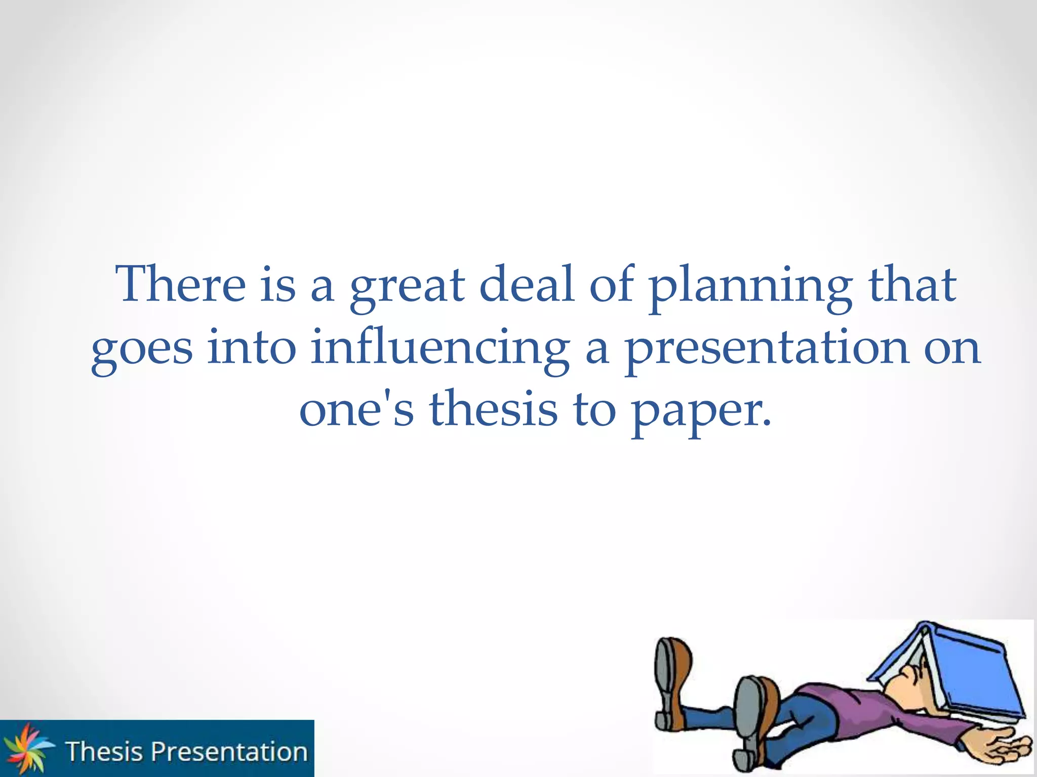 What are the Steps for a Successful Thesis Proposal Defense ...