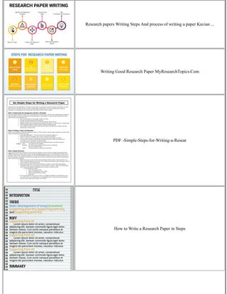 What Are The Steps To Writing A Research Paper | PDF