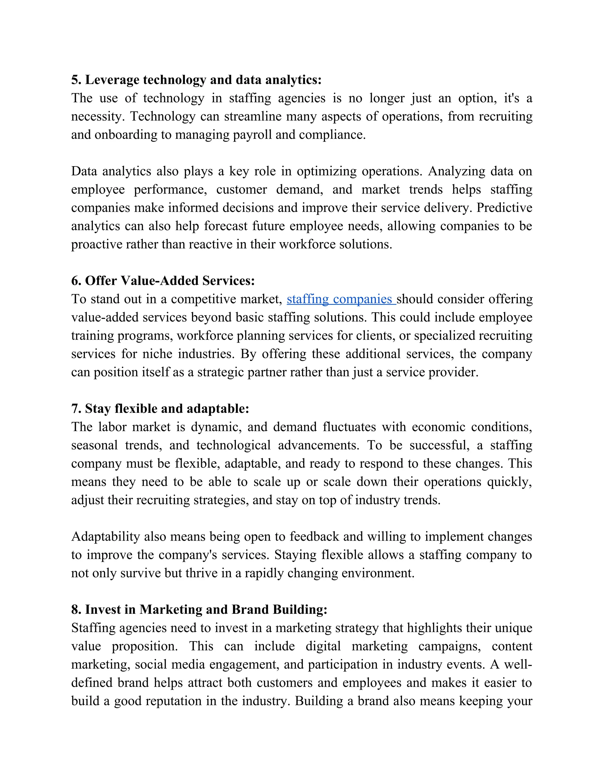 What are the Strategies for success in Labour hire_RMK Labour Hire.docx