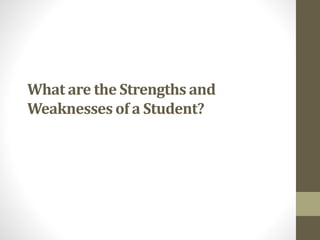 Most Common Students Weaknesses| Overcome Weaknesses with Simple ...