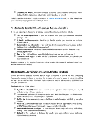 What Are the Strengths of Tableau and Why Choose an Alternative.pptx