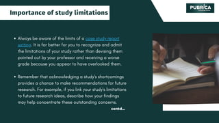 What are the study limitations, and how should they be stated.pdf