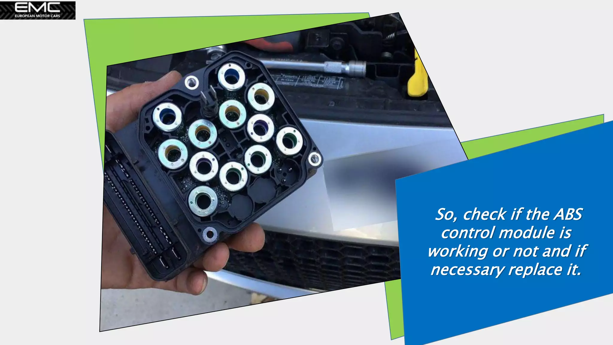 What are the Symptoms of a Bad ABS Module in your Porsche 911 | PPT