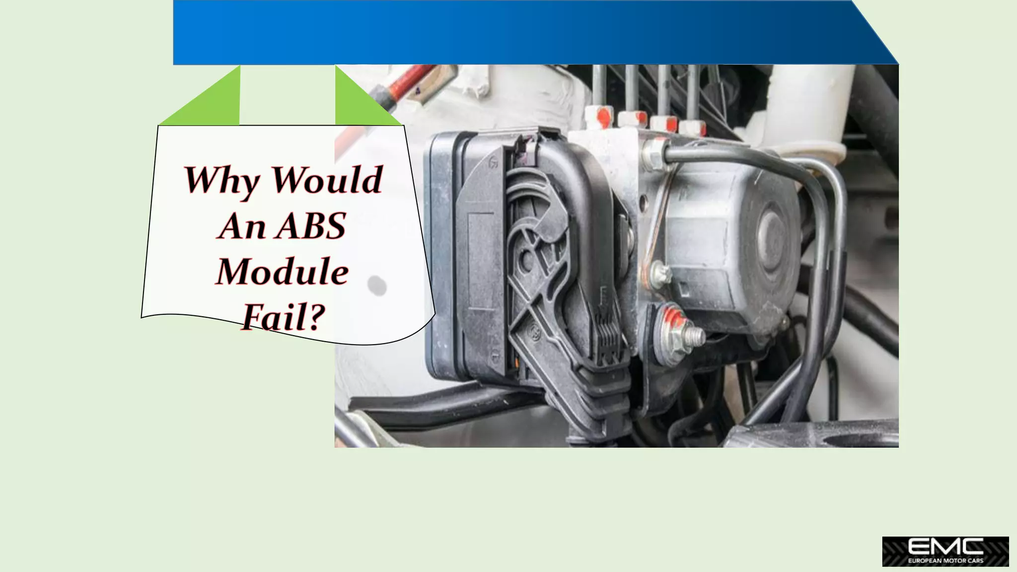 What are the Symptoms of a Bad ABS Module in your Porsche 911 | PPT