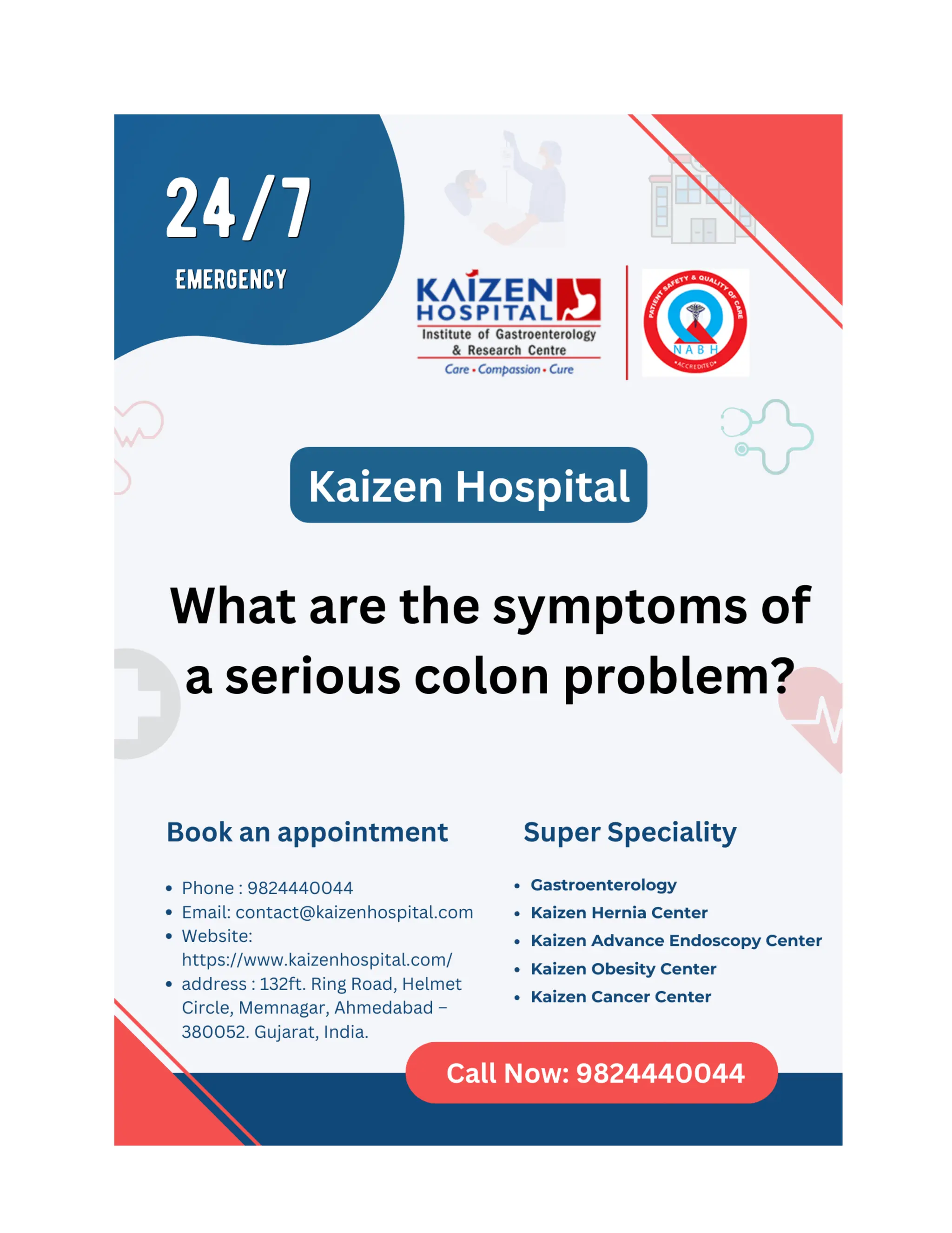What are the symptoms of a serious colon problem | PDF