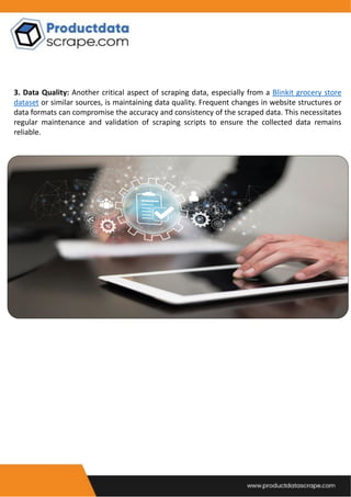 What are the Techniques for Web Scraping Grocery App Data from BigBasket, Blinkit, Swiggy ...