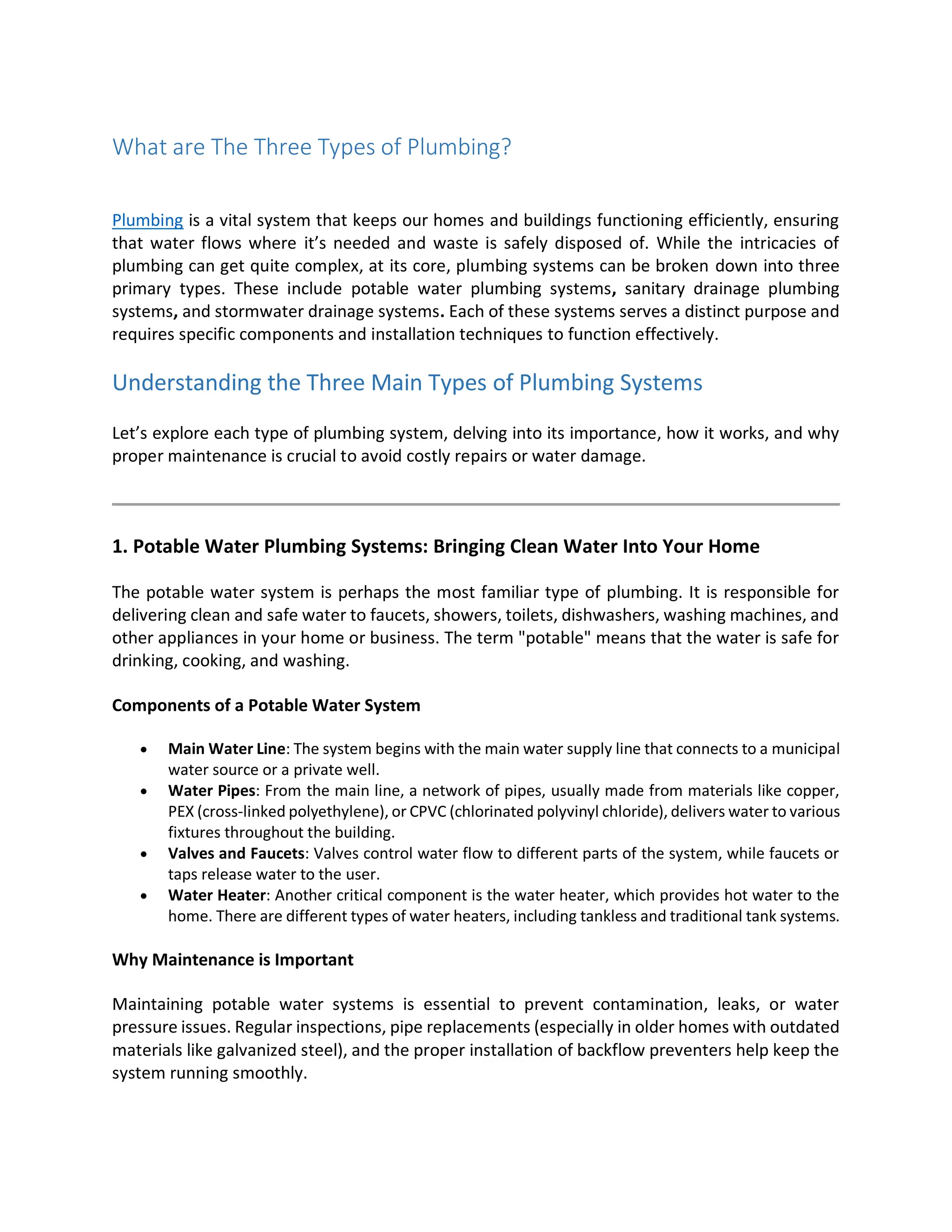 What are The Three Types of Plumbing.pdf