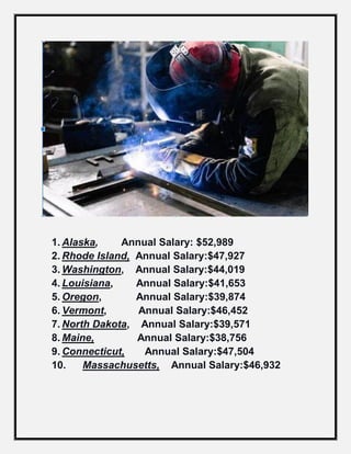 Welder’s Salary: What are their work and requirements? | PDF