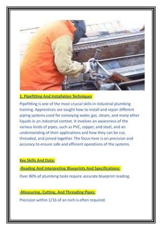 5 Industrial Plumbing Training Topics One Must Know About | PPTX