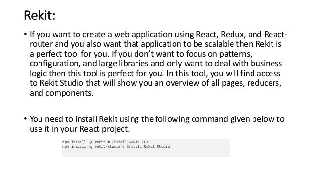 Top 5 react developer tools in 2021 | PPTX
