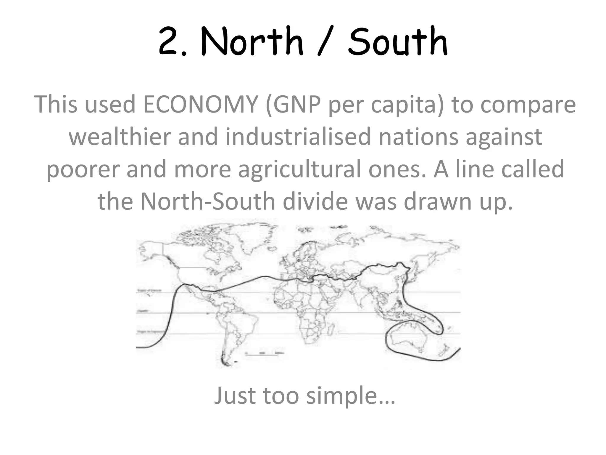 What are the traditional ways of dividing up | PPTX | Economy ...