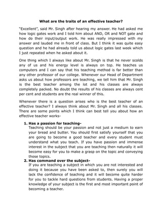 What are the_traits_of_an_effective_teacher | PDF