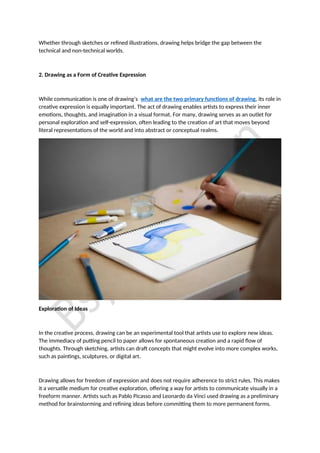 What are the Two Primary Functions for Drawing.docx