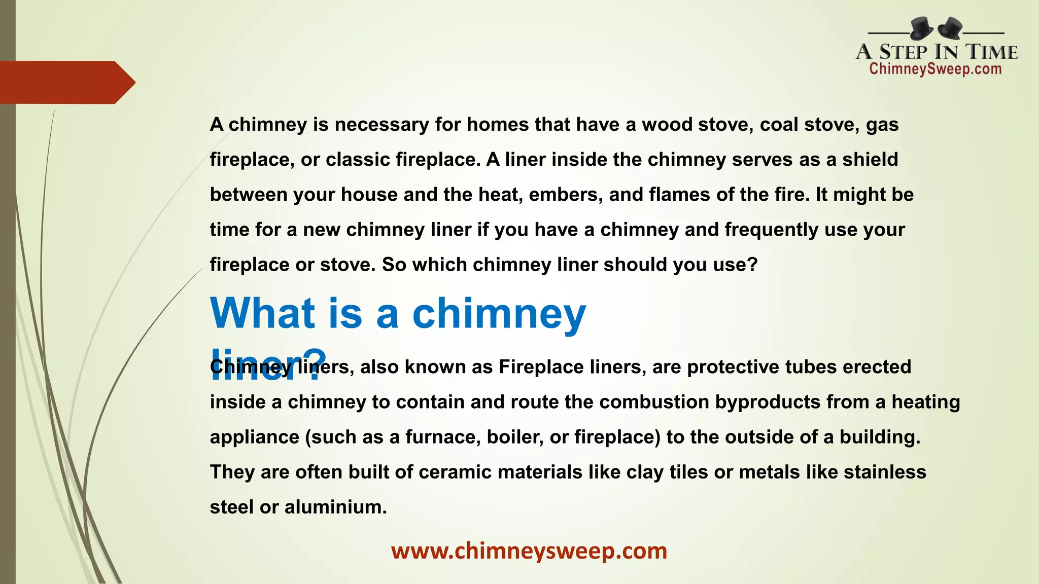 What are the types of Chimney Liners.pptx