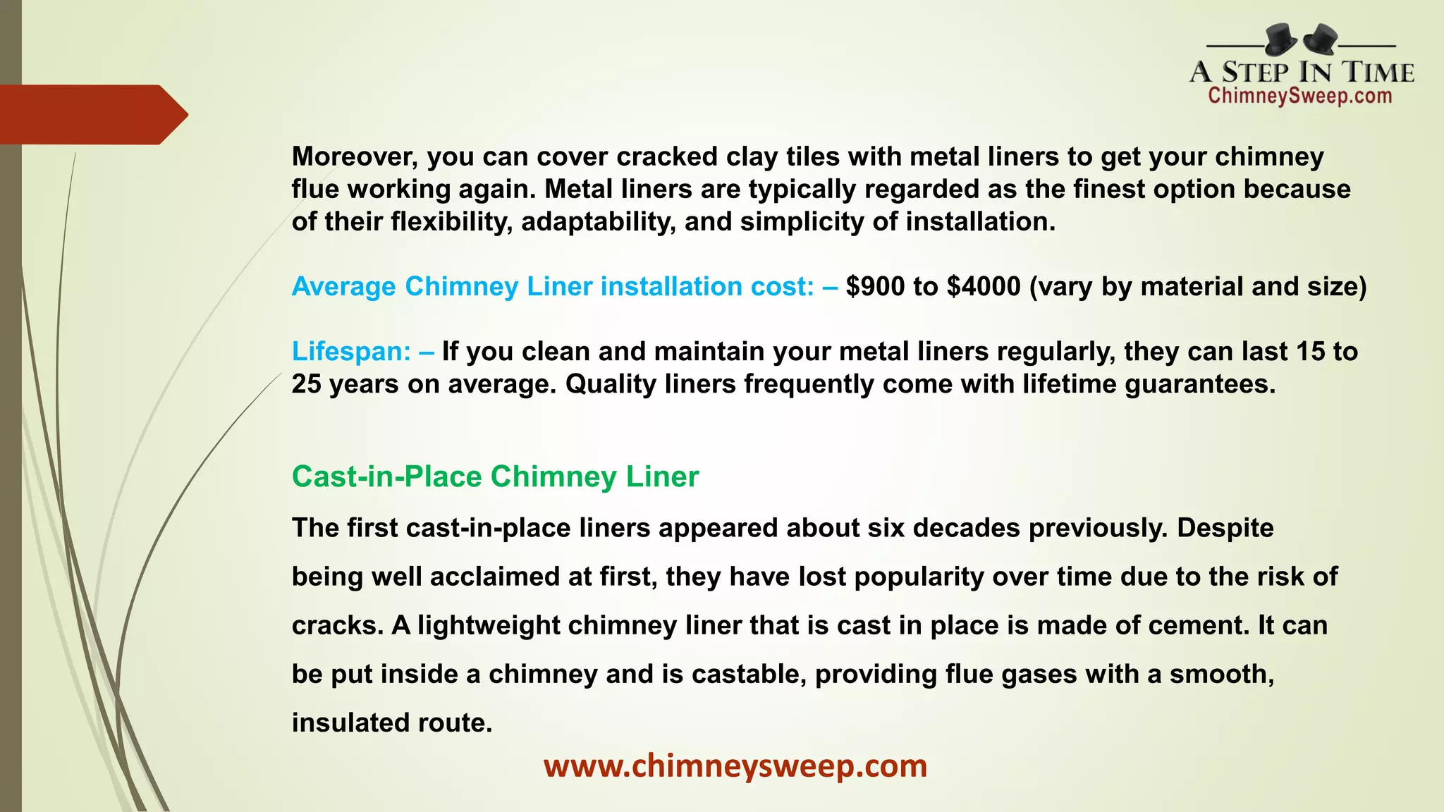 What are the types of Chimney Liners.pptx