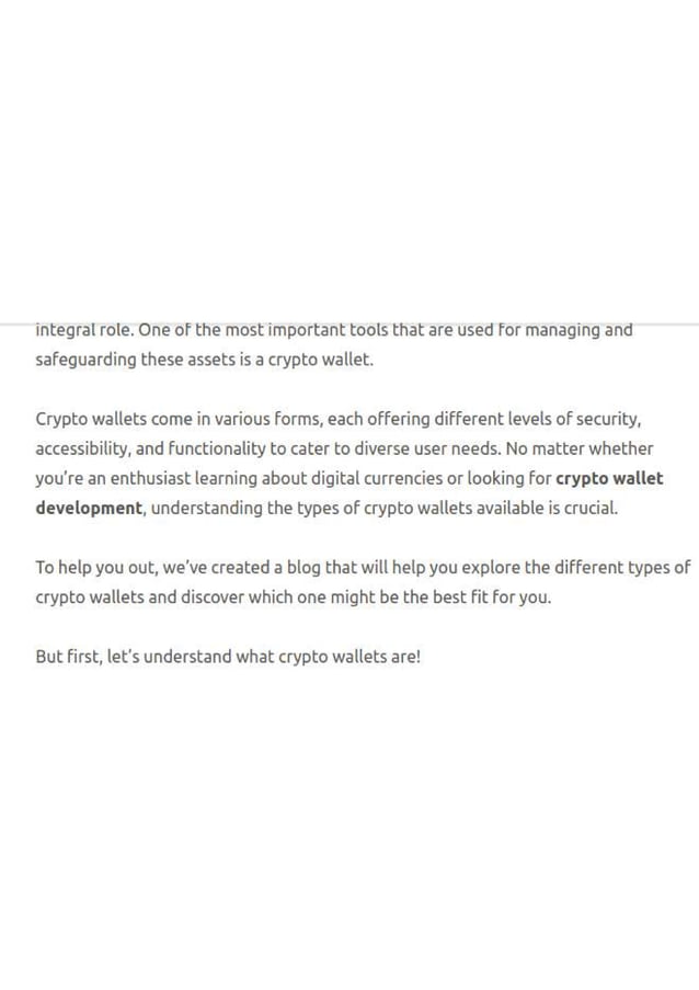 What Are the Types of Crypto Wallets?.pdf