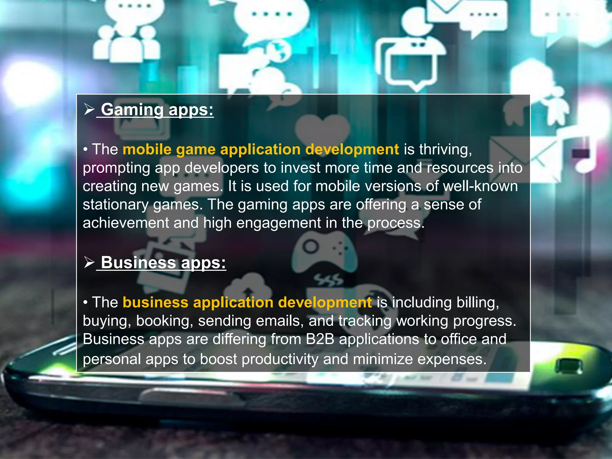 What are the types of mobile app development | PPT