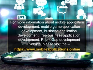 What are the types of mobile app development | PDF
