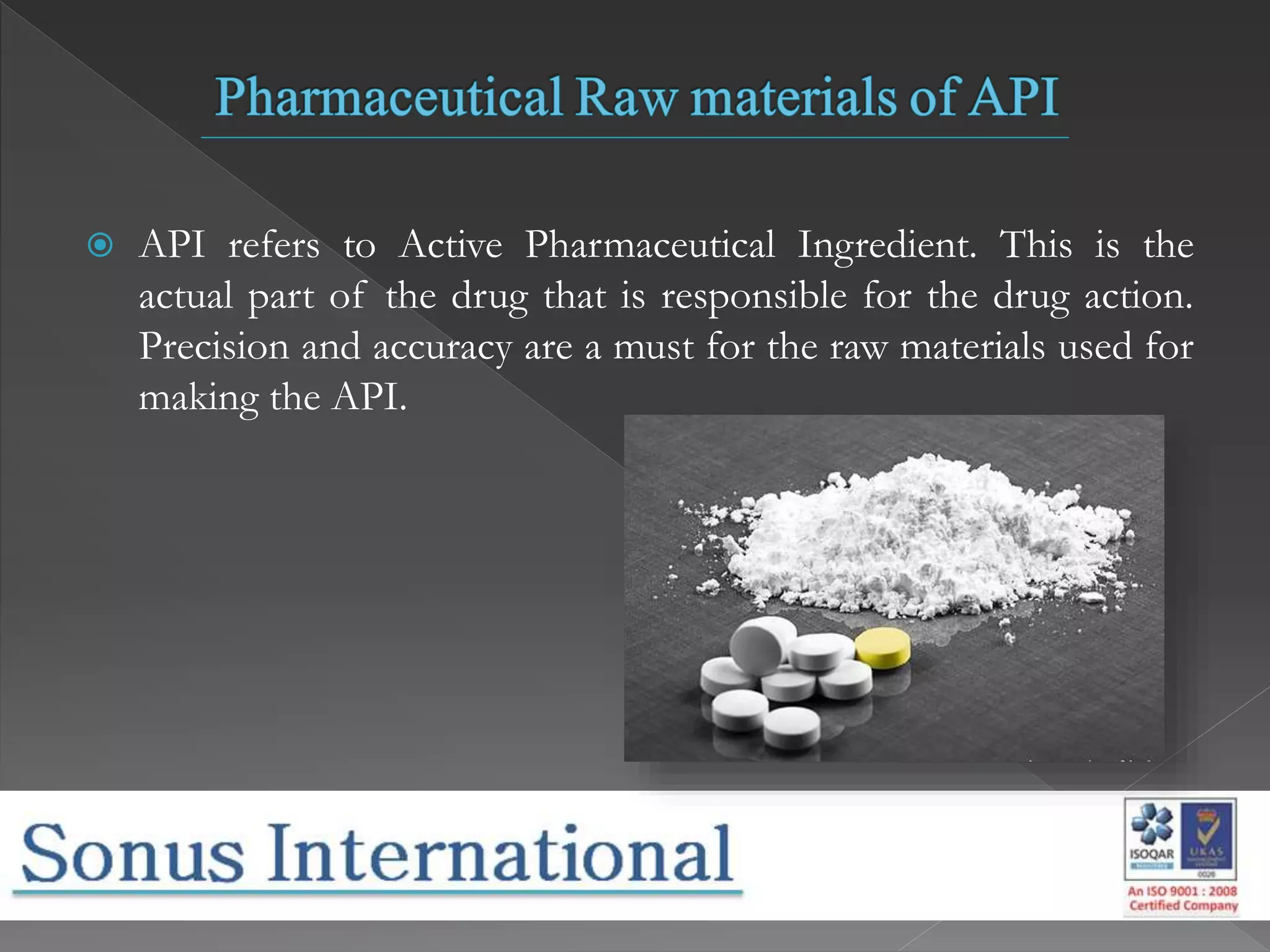 What Are The Types Of Pharmaceutical Raw Materials? | PPTX