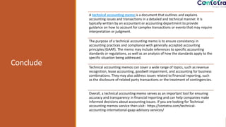 What are the Types of Technical Accounting Memos.pptx