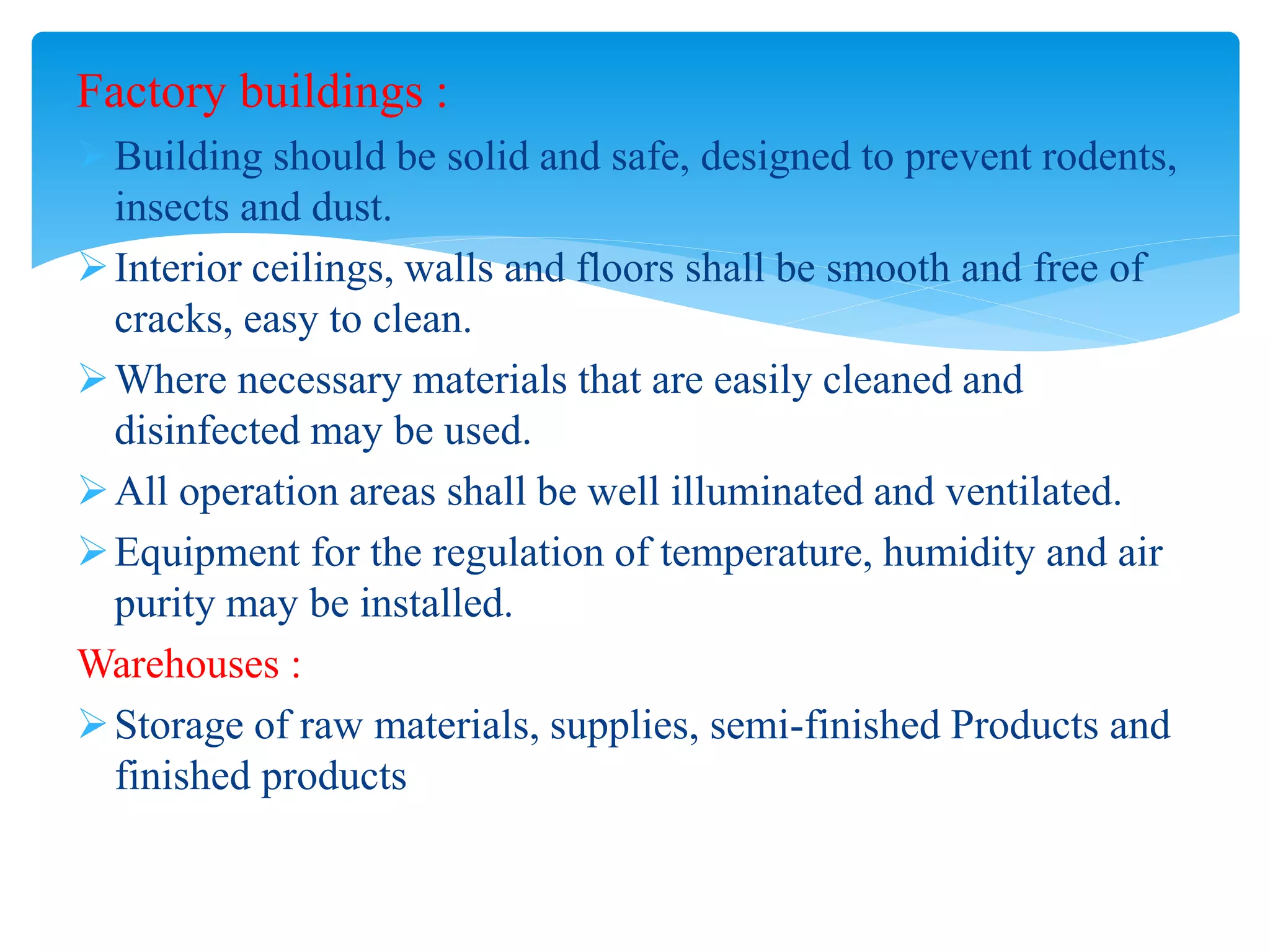 Pharmaceutical Factory Layout | PPTX