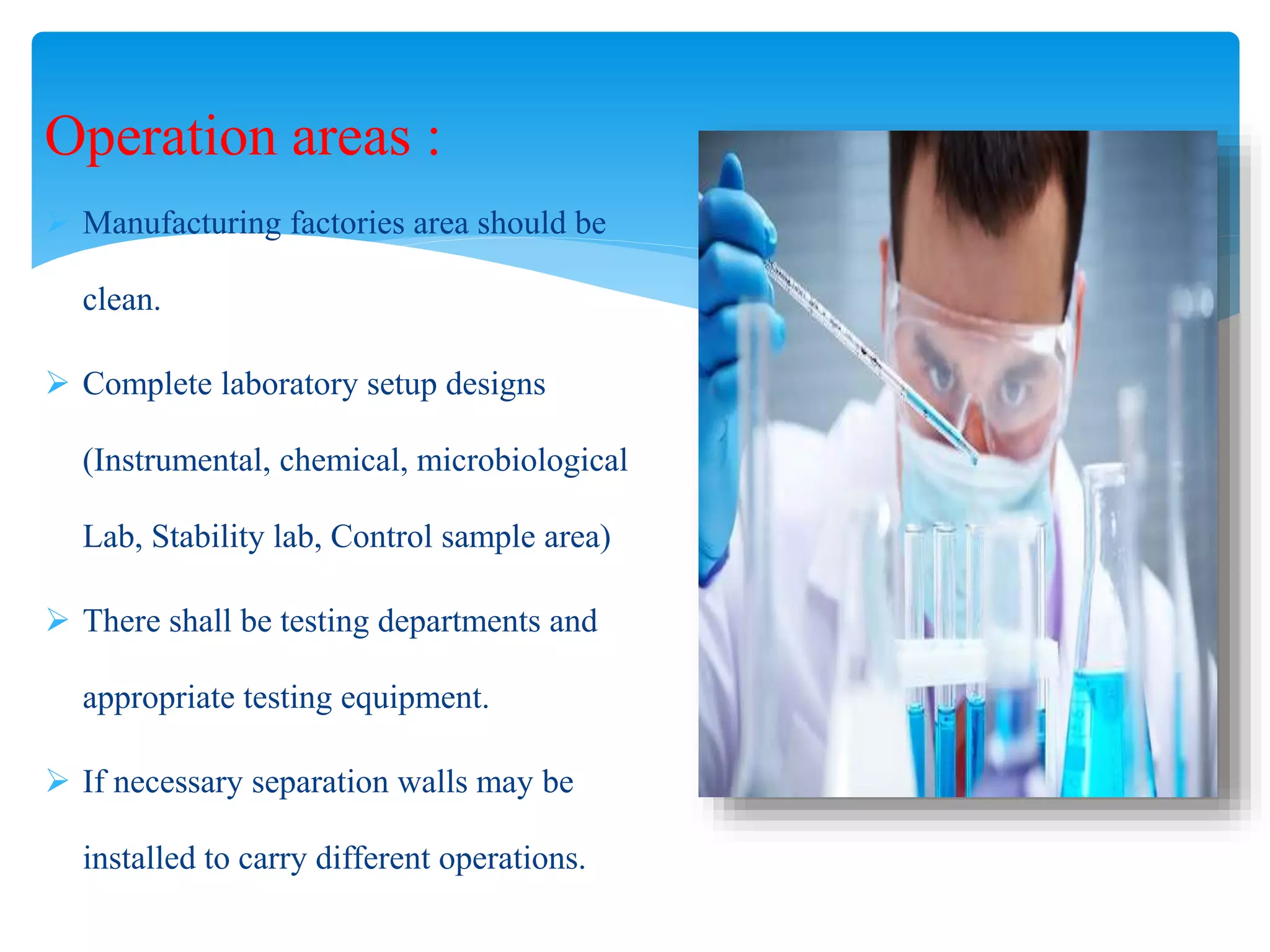 Pharmaceutical Factory Layout | PPTX