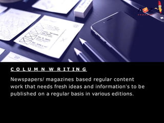 What are the various impressive styles of content writing | PPT