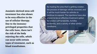 What Are Uses For Amniotic- Derived Stem Cell Treatments .pptx