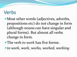 What are verbs | PPT | Free Download